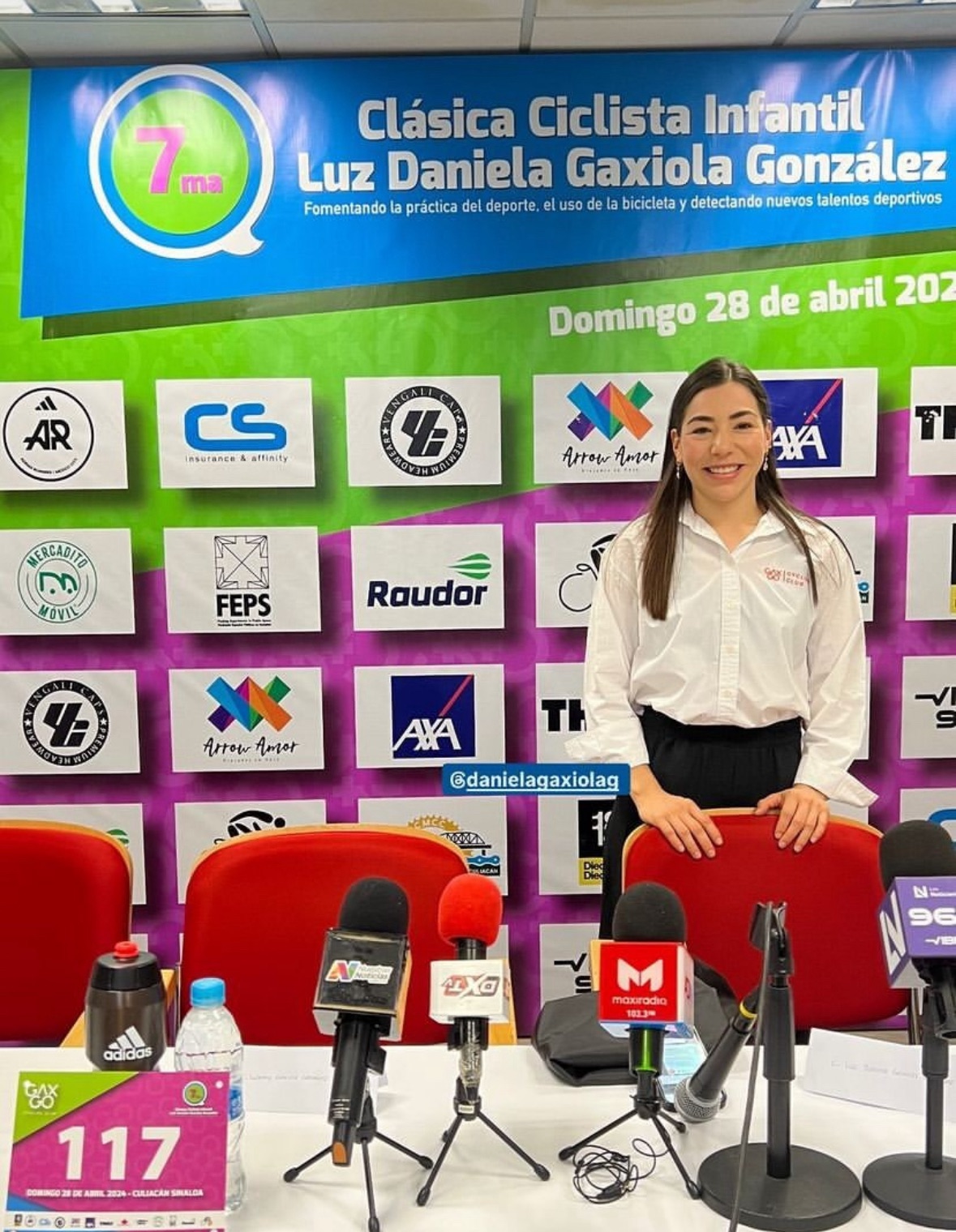 Este lunes presentaron la clásica ciclista infantil “Luz Daniela ...